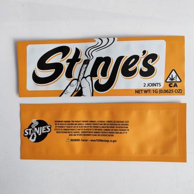 중국 CBD 잡초 마리화나를 위한 지퍼 최고 부대를 포장하는 3개의 옆 물개 플라스틱 주머니 판매용