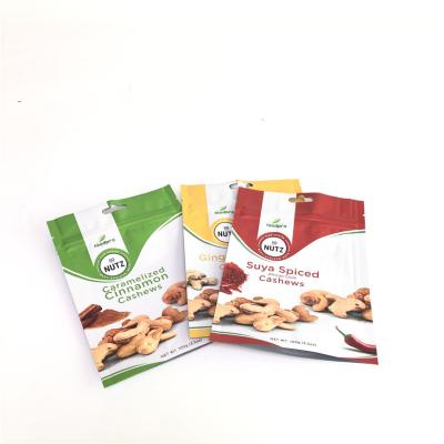 Biodegradable levántese la impresión de encargo del fotograbado de los bolsos de la cremallera para el acondicionamiento de los alimentos