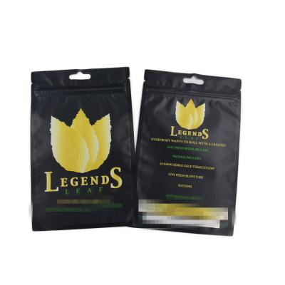 China Gravure Printing Moisture Proof Recyclable Herbal Incense Packaging Bag Smell Proof Zipper Pouch for sale
