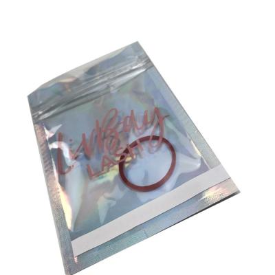 le côté olographe des sacs trois de 3.5g CYMK 8*13cm Mylar a scellé