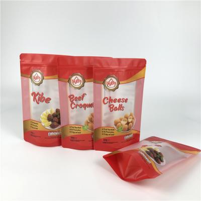 Chine GMOPP en plastique VMPET tiennent le sac de tirette avec la fenêtre claire à vendre