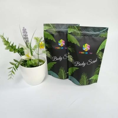 China Body Scrub Foil Lined Gravure Printing Customized Paper Bags 200mic for sale