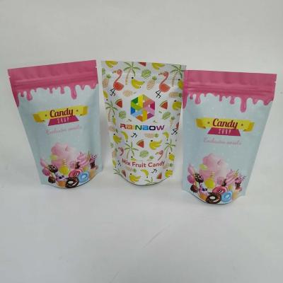 China High Glossy Gravure Printing CMYK Snack Zipper Pouches for sale