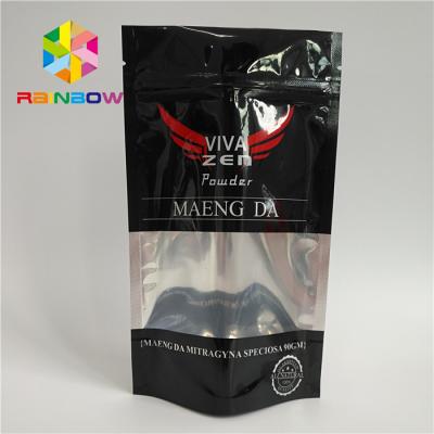 De douane Toegelaten Matte Aluminum Foil Packaging Bags-Zakken van Ritssluitingsmylar met Venster
