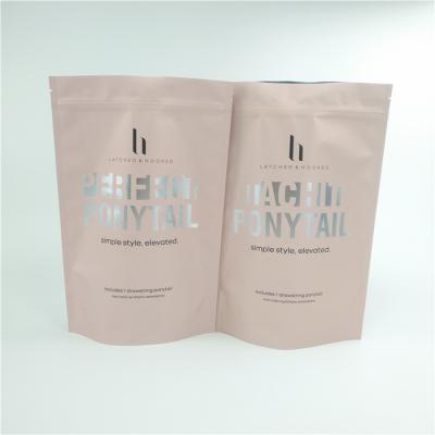 China Smell Proof 32 oz Bath salt packaging resealable stand up pack bag with window 250g coffee body scrub bag for sale