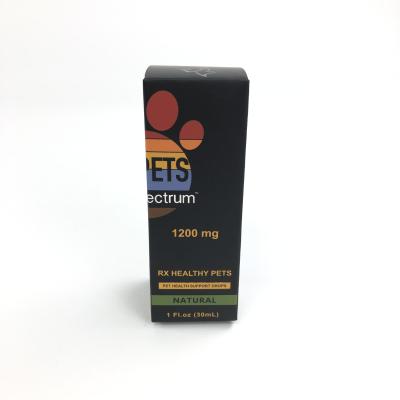 China Custom Glossy Film With 400g Thickness White Cardboard For Medicine Spary Bottles jewelry  Paper Box Packaging for sale