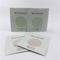 China Customized Three Side Sealed Small Sachets For Hand Lotion Packaging for sale