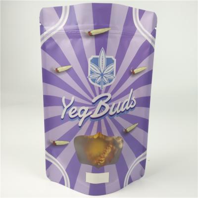 China 3.5 Gram MOPP Cannabis Flower Packaging Bags Child Resistant for sale