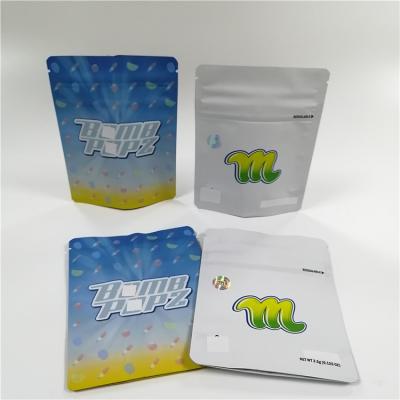 China Gummy Bear Edible Mylar Plastic Aluminum Foil Bags Soft Touch for sale