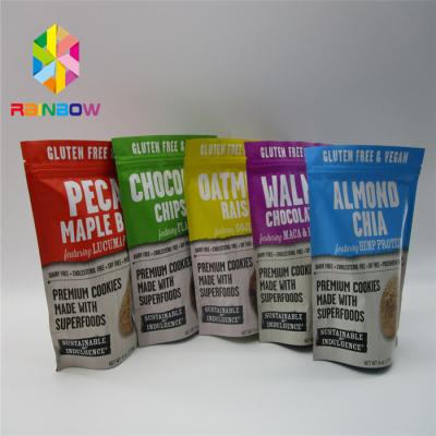 Chine De Mylar de papier d'aluminium de support catégorie comestible imprimée par sacs zip-lock en plastique à vendre