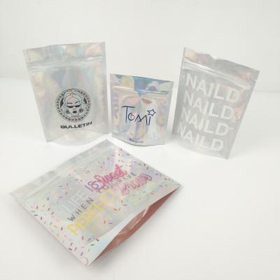 1.2c Mpet CMYKのジップ ロック式のプラスチック パッキングは宝石類の化粧品のためのVMPETのグラビア印刷を袋に入れる