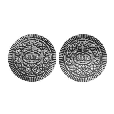 China La ronda de la galleta forma bolsos del papel de aluminio de Mylar que 3.5g comestible que se puede volver a sellar cortó con tintas en venta