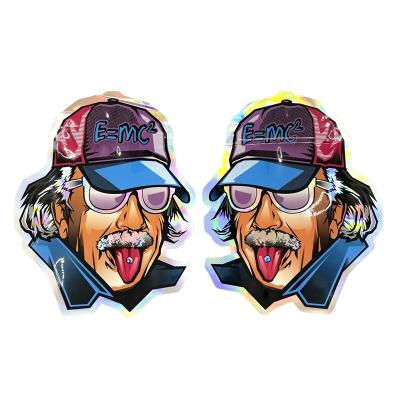 China Lámina de mylar Mini Pouches Die Cut Round de la suave al tacto formado con el Ziplock en venta