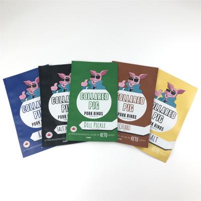 China La cerradura plástica de la cremallera de Mylar del sello lateral tres empaqueta la prueba que se puede volver a sellar del olor en venta