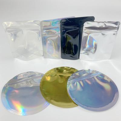China 4 X 6 Mylar Custom Shape Stand Up Pouch With Childproof Zipper for sale