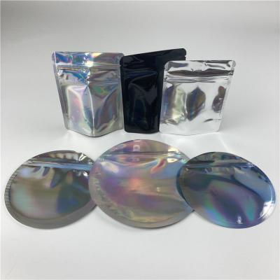 China El soporte plástico de la ronda encima de la bolsa Runtz Edibles de la cremallera cortó el bolso formado 3.5g de Mylar con tintas en venta