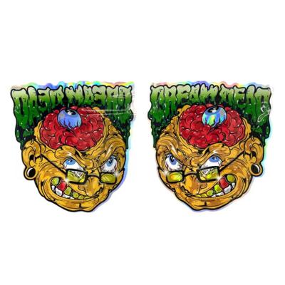 China La cerradura que se puede volver a sellar irregular Mylar de la cremallera empaqueta la bolsa de plástico del caramelo en venta