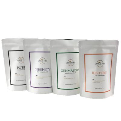 中国 注文のロゴの白いコーヒー豆の茶マイラーのアルミ ホイルは臭いの証拠を袋に入れる 販売のため