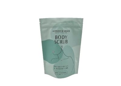China Digital Printing Custom Stand Up Bag Waterproof Packaging Bag For Body Scrub for sale