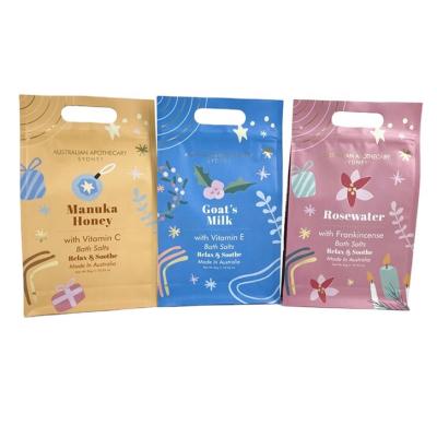 China Custom Digital Printing Private Label Spa Gift Natural Epsom Salt Bath Salts Packaging Bag Mylar Bag for 250g Body Scrub for sale