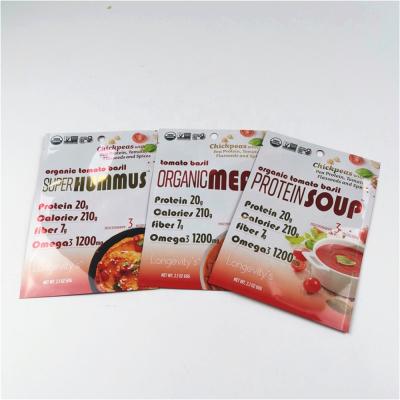 China Customized Plastic Pouch Gravure Printing Food Packaging Bags With Zipper for sale