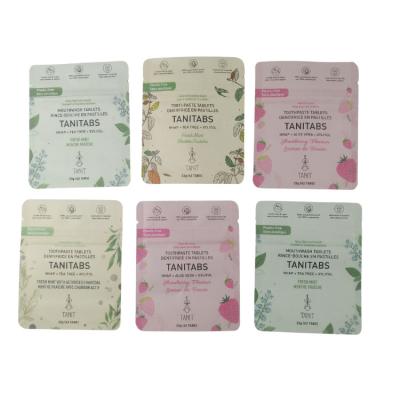 China Eco Friendly Ziplock Stand Up Food Packaging 100% Compostable Biodegradable Kraft Paper Pouch Bags for sale