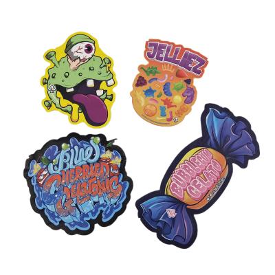 中国 カスタム 切断 プラスチック プリント ロゴ 匂いが しない 3.5 食用 食品 包装  Ziplock 食用 スナック マイラー バッグ 販売のため