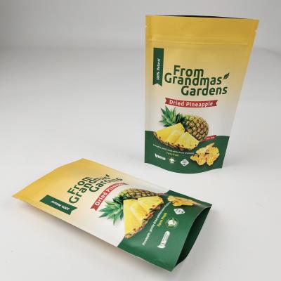 China Eco Friendly Custom Digital Printing Stand Up Bag Tear Notch Dry Fruits Cashew Nuts Plastic Pouch Packaging for sale