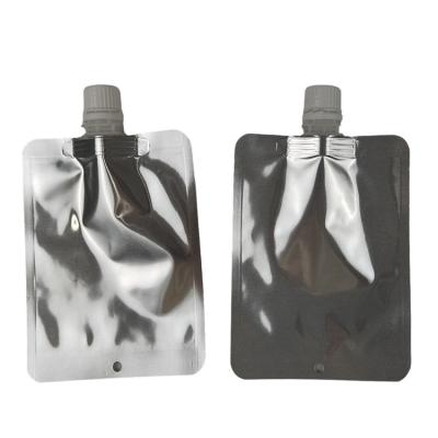 China Custom Reusable Stand Up Plastic Spout Pouch for Liquid Juice Digital Print Stand Up Aluminum Foil Spout Pouch for sale