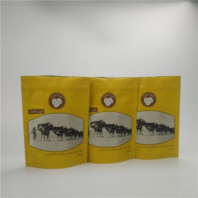 Cina Al dettaglio Logo personalizzato Zip Lock Matte Finish Materiale di imballaggio alimentare Stand Up Packaging Bag in vendita