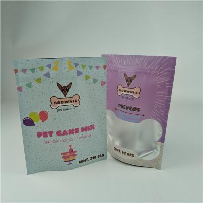 Cina Top Quality Logo personalizzato stampato imballaggio di stoccaggio liscio sacchetto di carta di plastica per alimenti per animali domestici in vendita