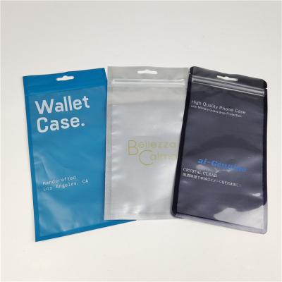 China High Quality Custom Private Logo Three Side Seal Bags Easy Tear Line Packaging Bag With Window for sale