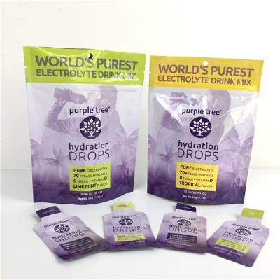 中国 10色 カスタムマット アルミホイル スタンドアップ ポケット  Ziplock ドイパック バッグ 食品 販売のため