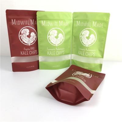 Chine Emballage alimentaire Impression gravure Mylar Doypack avec fenêtre Eco-friendly et personnalisé à vendre