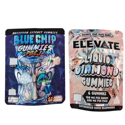 中国 3.5g マイラーバッグ キノコエキス グミ パッケージ ドイパック ジッパー付き 防臭 スタンドアップポーチ 販売のため