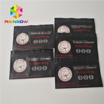 China Stand Up Zip Seal Bags For Facial Makeup Round Beauty Cotton Pads Fr-20181019-2 for sale