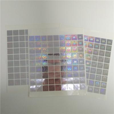 China Hologram Security Shrink Sleeve Labels Custom Printing Tamper Evident Label Sticker for sale