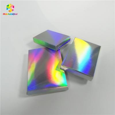 China Glossy Paper Hologram Paper Box Packaging Custom Cardboard Diving Facial Mask Pack for sale