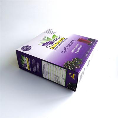 China Recycle Foldable Paper Box Packaging , Customized Size Display Paper Box For Berries for sale