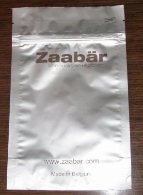 China Small Chocolate Foil Packaging Bags , Silver Three Side Seal Flat Aluminum Foil Pouch for sale