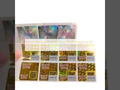 Custom Adhesive Vinyl PVC Paper Sticker Waterproof UV Hologram Printed Personalized Logo Packaging Labels for Scrapbook Paper