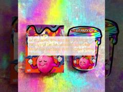 Holographic Box And Bag 3.5 Mylar Packaging Set Resealable 3.5g Edible Mylar Die Cut Bags With Display Cereal Boxes
