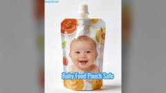 Baby Food Spout Pouch Leakproof & Safe