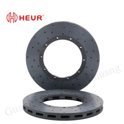 China HEUR Front Brake Kit Modification 380*70*34mm Carbon Ceramic Disc For Mitsubishi Triton for sale