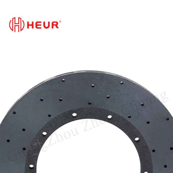 Quality HEUR Brake Carbon Ceramic Rotors For Tesla Model 3/Y Upgrade 380*70*34mm Front Set for sale