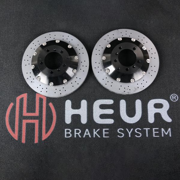 Quality HEUR Brake Carbon Ceramic Discs For Tesla model S - 380x28mm Rear Set for sale
