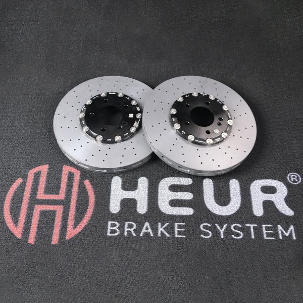 Quality HEUR Brake Carbon Ceramic Discs For Tesla model S - 400x38mm Front Set for sale