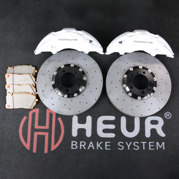 Quality Carbon Ceramic Disc Brake Wear Resistant For Porsche Taycan Upgrade 420*40mm Front Set for sale