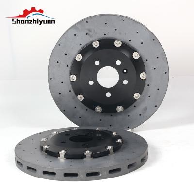 China HEUR Brake Carbon Ceramic Disc Refit Front Set 330*28mm  OE Number 177718 For Ferrari 360 for sale