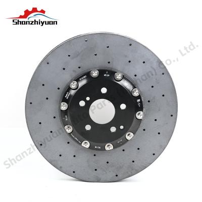 China HEUR Brake Front Carbon Ceramic Brake Discs 420×40mm  OE Number   4K0615301S Set for Audi A6 C8 Avant for sale